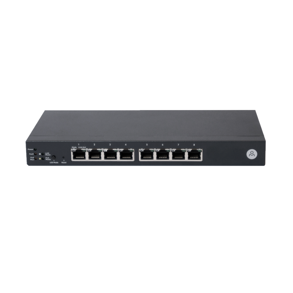 Open Mesh S8-L 8-Port PoE+ Cloud-Managed Switch (55W) - Achat Cloud